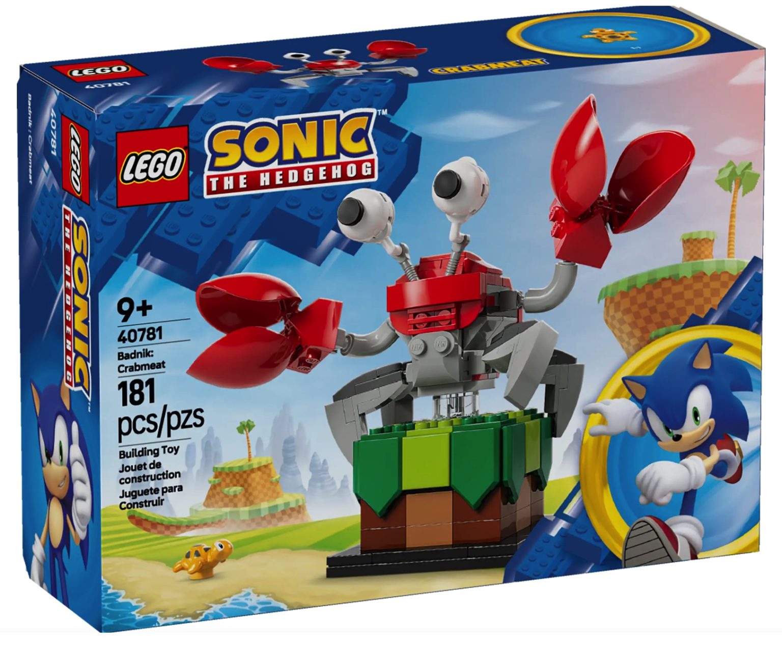Upcoming LEGO Sonic the Hedgehog 40781 Badnik Crabmeat GWP 2025 Gift ...