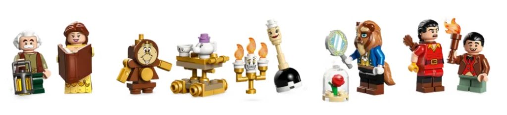 18+ LEGO Disney 43263 Beauty and the Beast Castle April 2025 Set Images ...