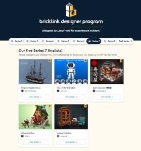 LEGO Bricklink Designer Program Series 7 Finalists Announced – Crowdfunding in February 2026 ...