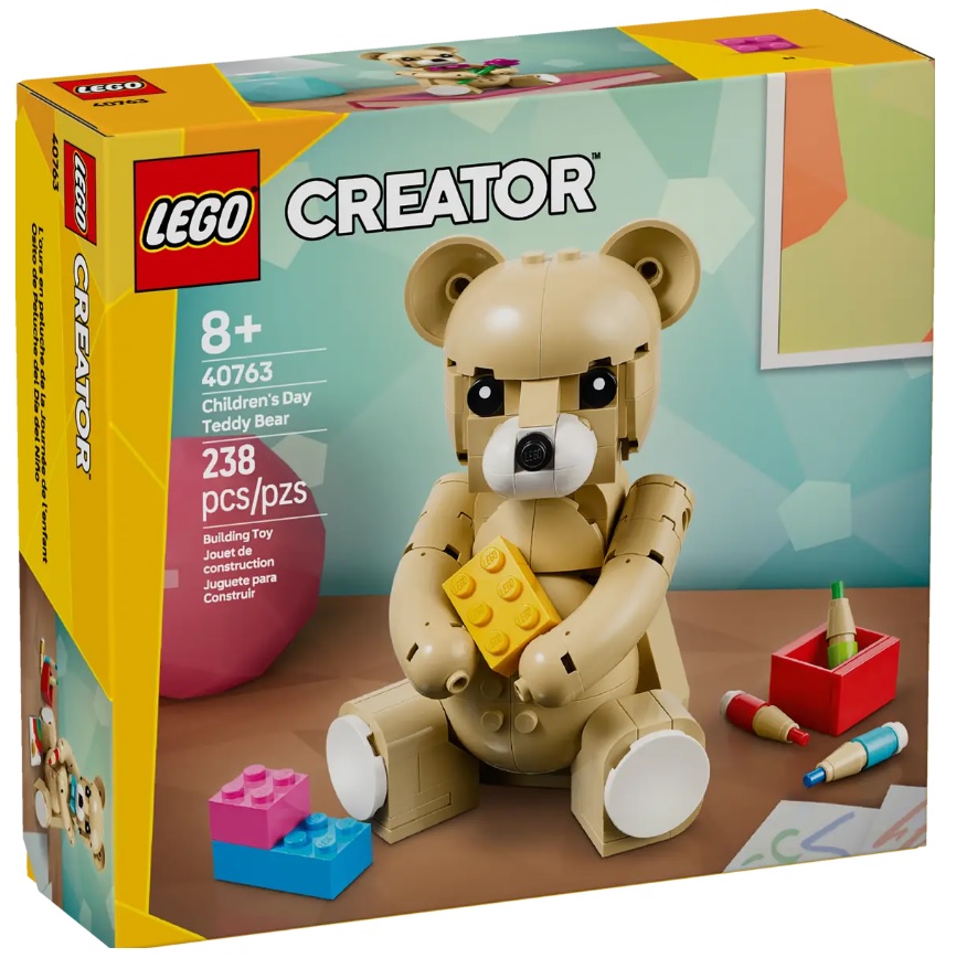 Upcoming LEGO Creator 40763 Children's Day Teddy Bear GWP 2025 Set Images