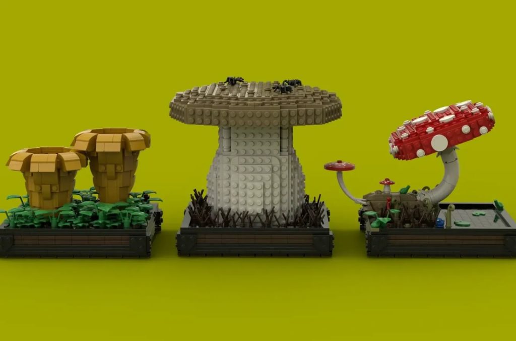 LEGO IDEAS The Mushrooms Collection Project Creation Achieves 10 000 ...
