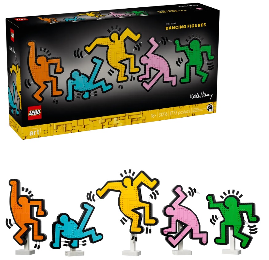 18+ LEGO ART 31216 Keith Haring – Dancing Figures May 2025 Set Images ...
