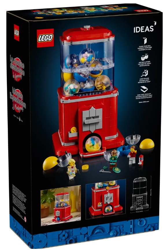 Upcoming 18+ LEGO IDEAS 21358 Minifigure Vending Machine Summer June ...