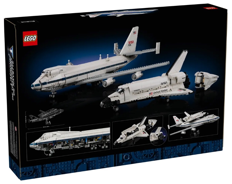 Upcoming 18+ LEGO Icons 10360 Shuttle Carrier Aircraft May 2025 Set ...