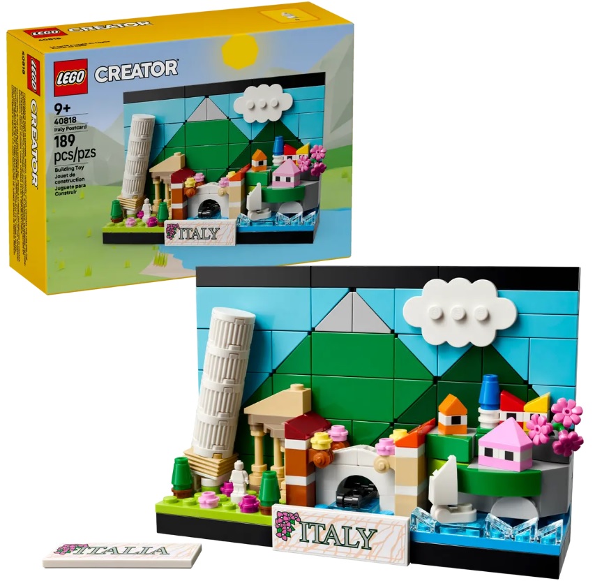 Upcoming LEGO Creator 40818 Italy Postcard Summer June 2025 Set Images ...