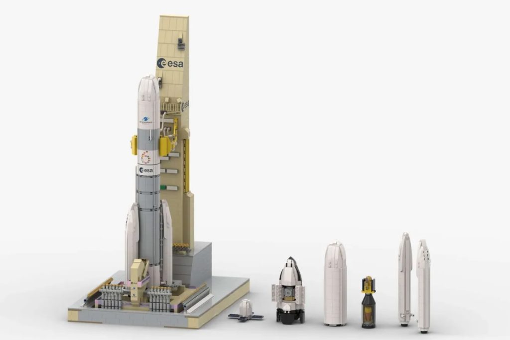LEGO IDEAS Ariane 6 On Ela 4 Complete Version Project Creation Achieves ...