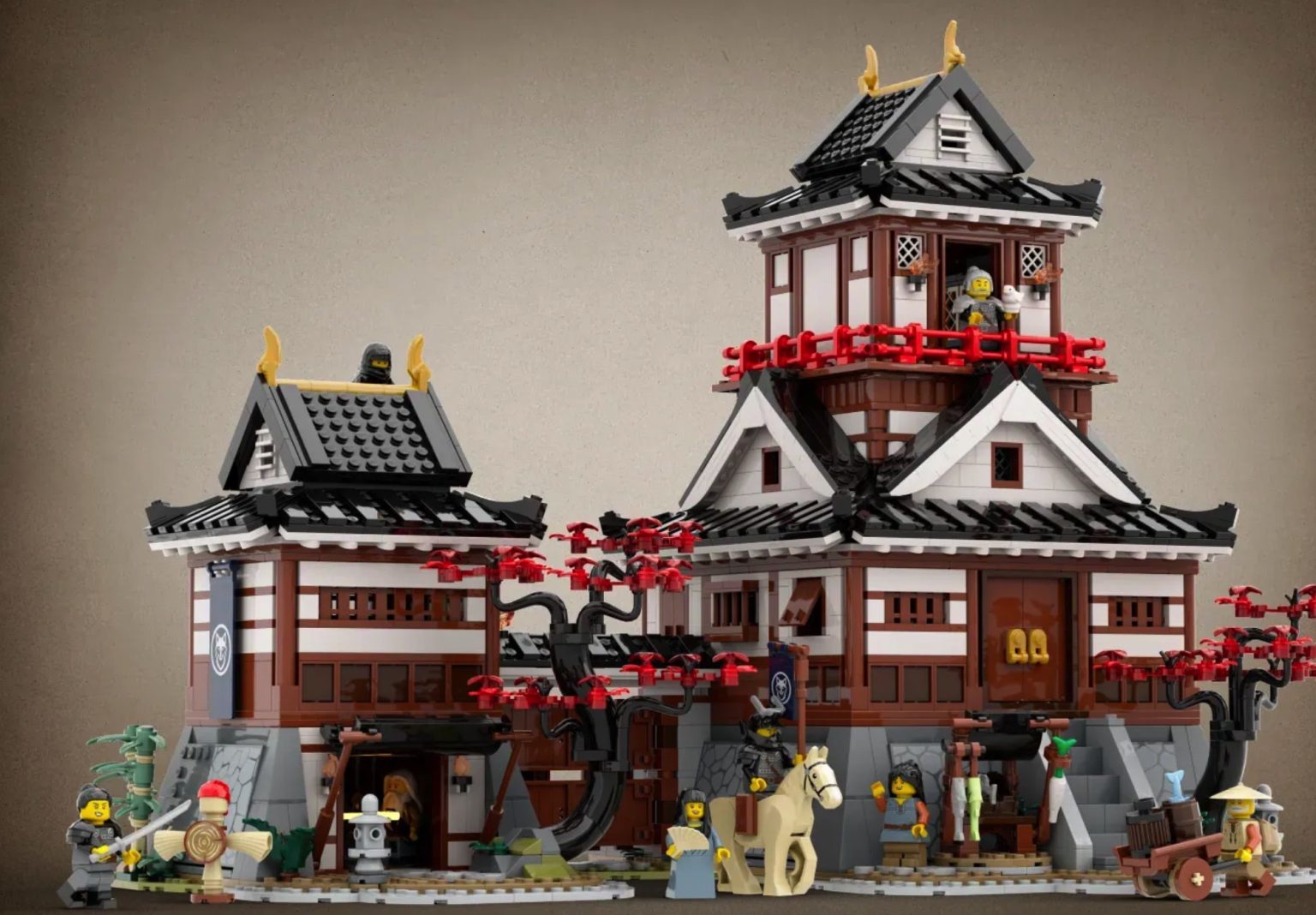 LEGO IDEAS Samurai Castle Project Creation Achieves 10 000 Supporters