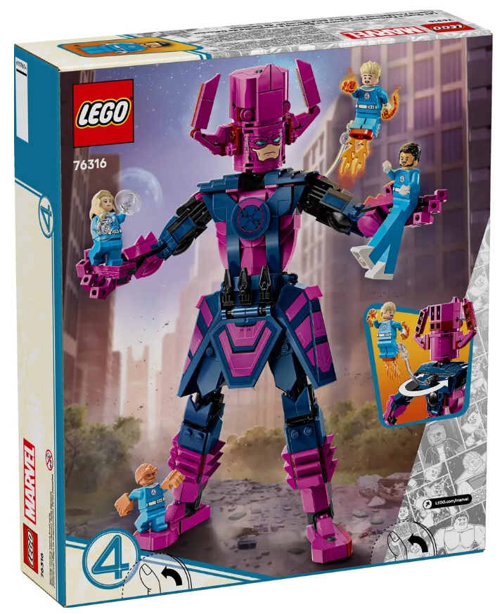 Upcoming LEGO Marvel 76316 Fantastic Four vs. Galactus Construction ...
