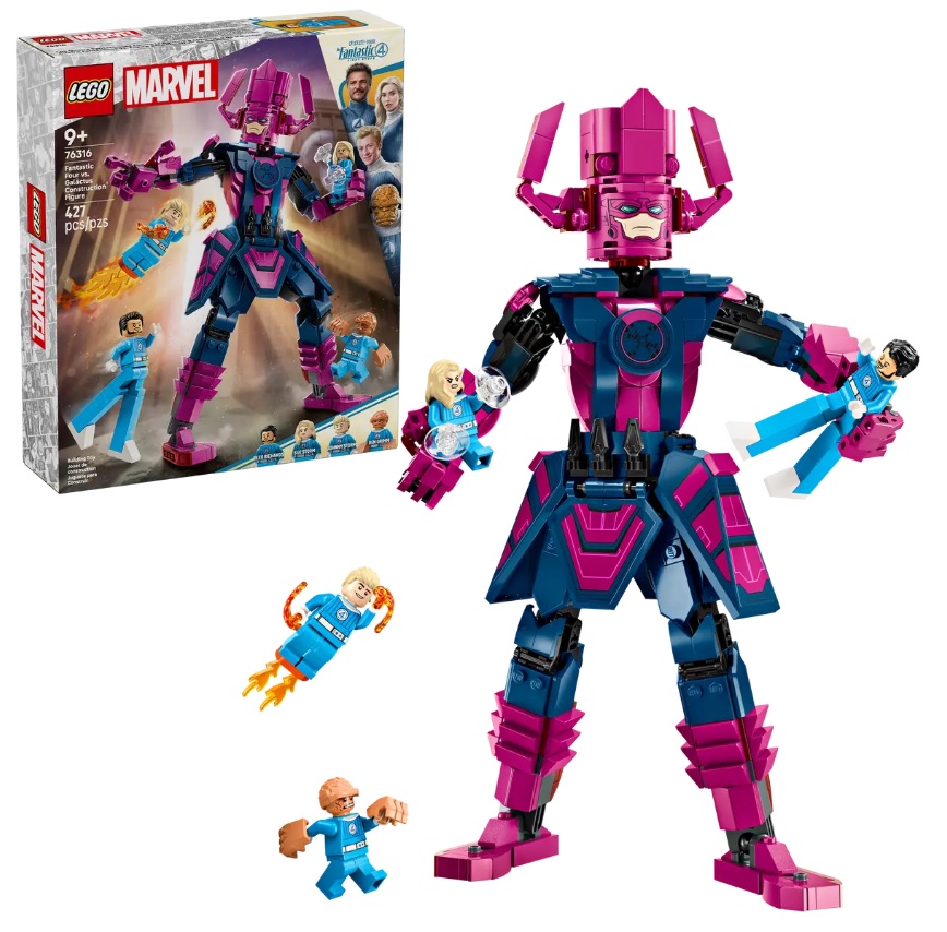 Upcoming LEGO Marvel 76316 Fantastic Four vs. Galactus Construction ...