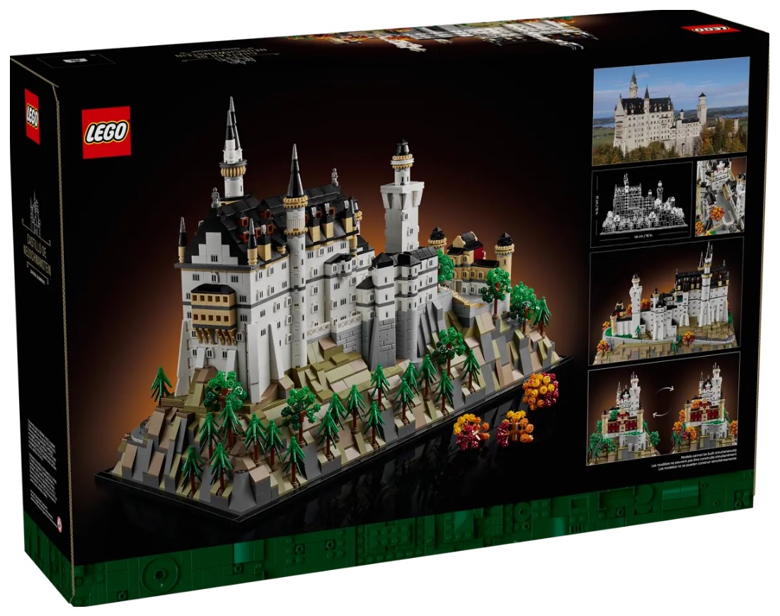 18+ LEGO Architecture 21063 Neuschwanstein Castle Summer August 2025 ...