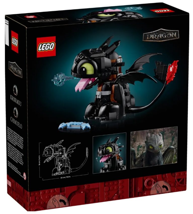 18+ LEGO Icons 10375 How to Train Your Dragon Toothless Summer July 2025 Set Images, Prices ...