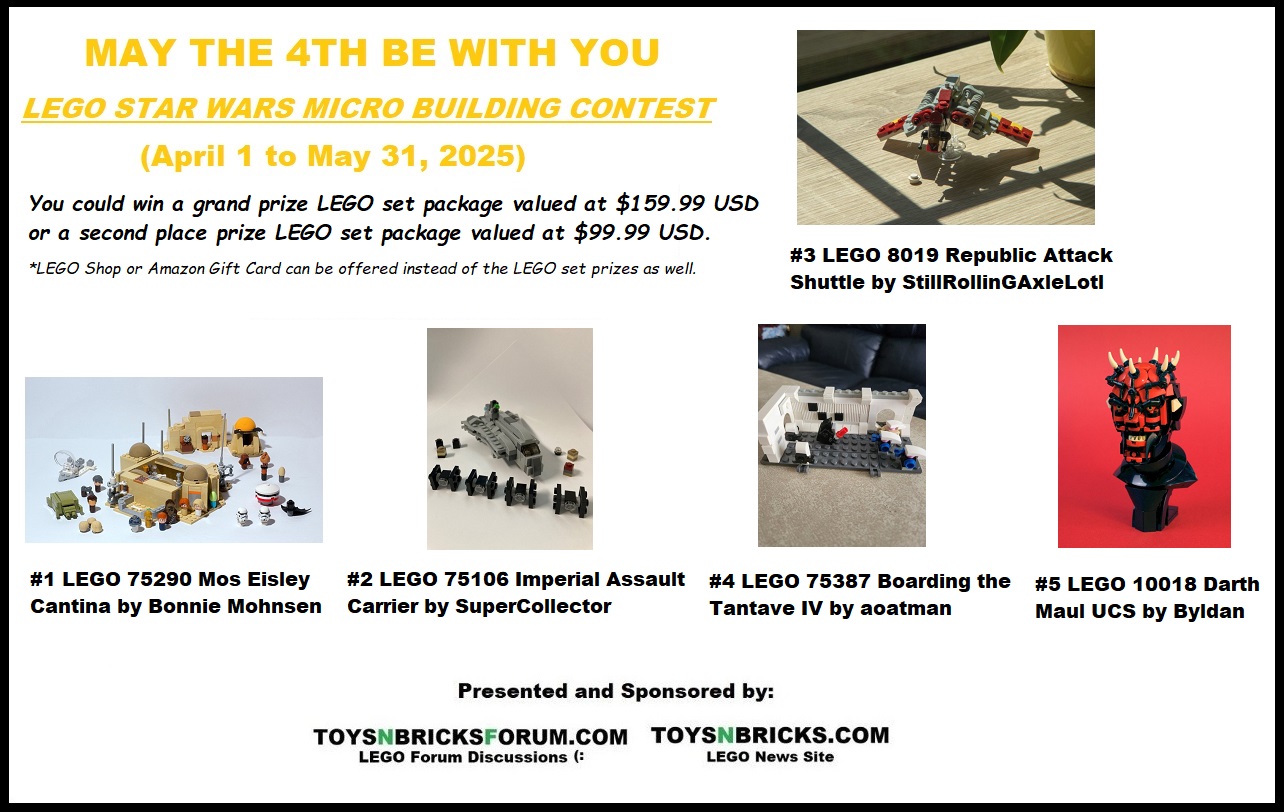 May the 4th Be With You In 2025: LEGO Star Wars Release Lineup