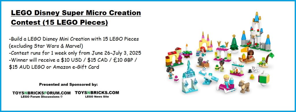 Winner for Weekly Mini Creation Contest: LEGO Disney Micro Scale ...