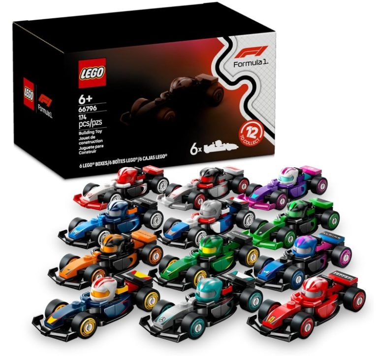 LEGO F1 Collectible Race Cars 6 Pack 66796 Front Box