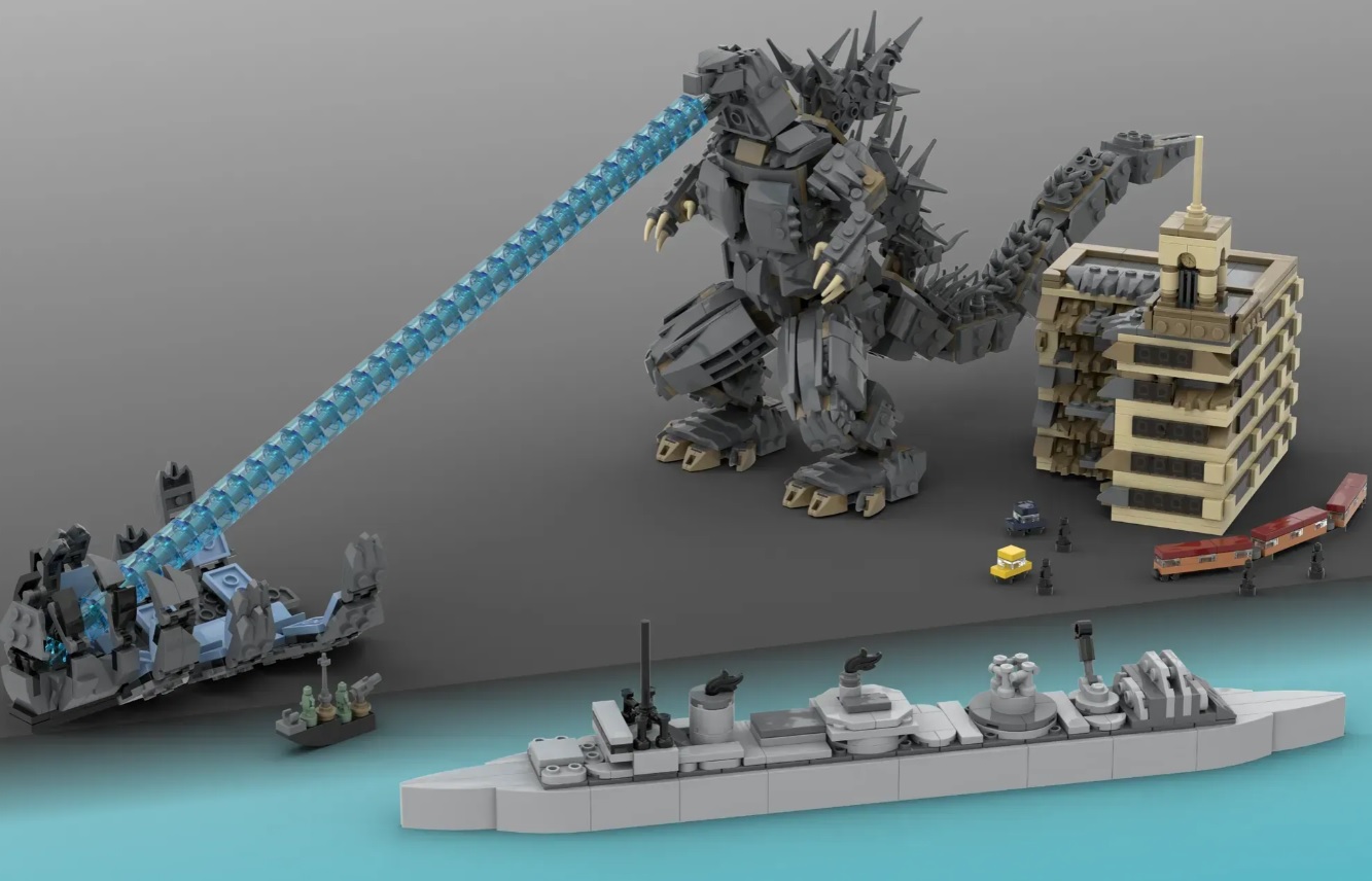 LEGO IDEAS Godzilla: Minus One Project Creation by Enr8gdBoss Achieves ...