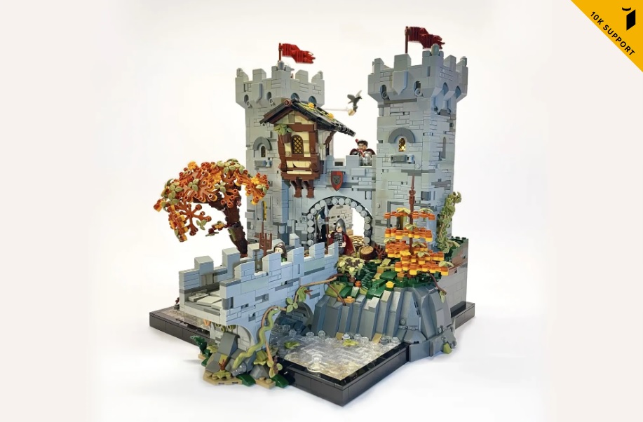 LEGO IDEAS Wolf's Gate Project Creation Achieves 10 000 Supporters