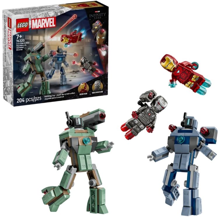 Shown below is LEGO Marvel 76321 Spider-Man vs. Doc Ock Subway Train Scene.