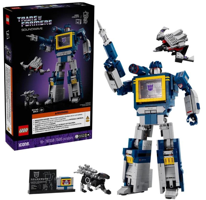 LEGO Soundwave Transformers Set 2025 - Canada/US Pricing, Release Date ...