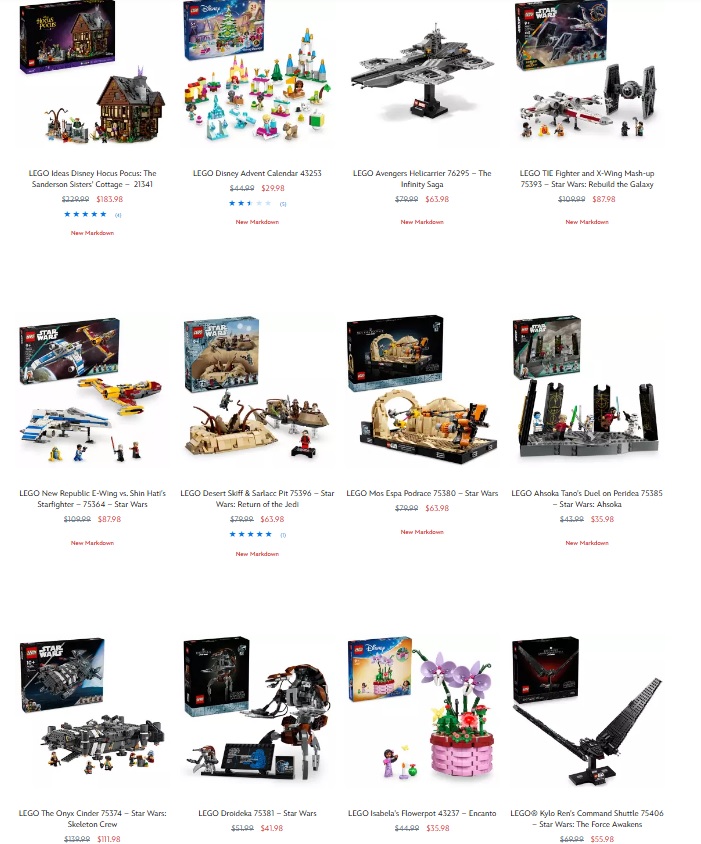 [US] Official Disney Store 23 LEGO Sets Discounted Including 18+ IDEAS ...