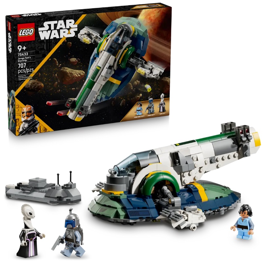 LEGO Star Wars 75433 Jango Fett’s Starship Summer August 2025