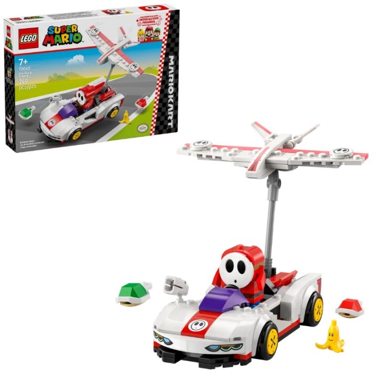 LEGO Super Mario 72045 Mario Kart – Shy Guy & P-Wing Summer August 2025
