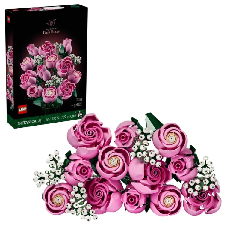 This is the guide for the #10374 LEGO Bouquet of Pink Roses 2025 set ...
