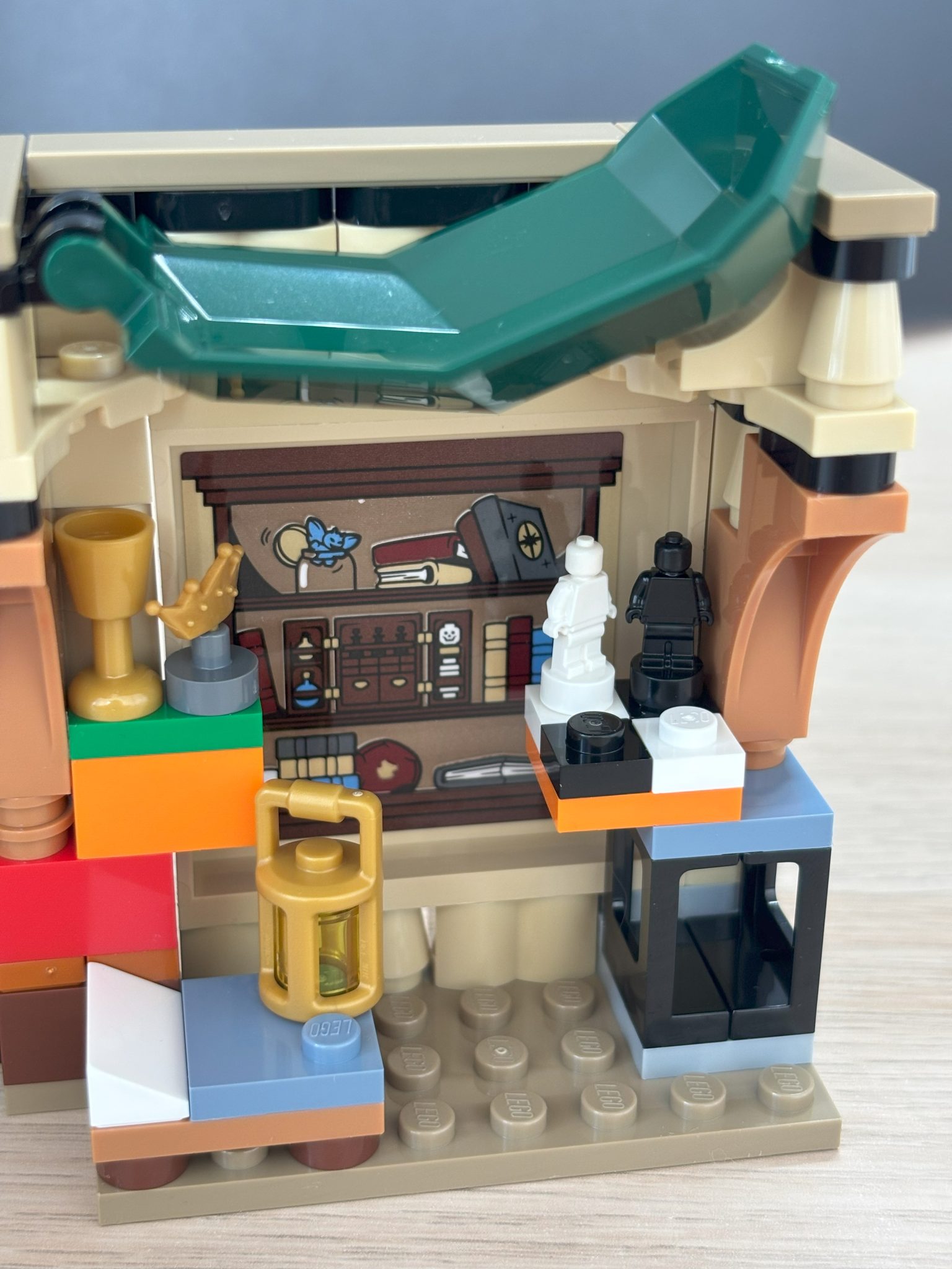 This is what the room looks like when it’s folded.