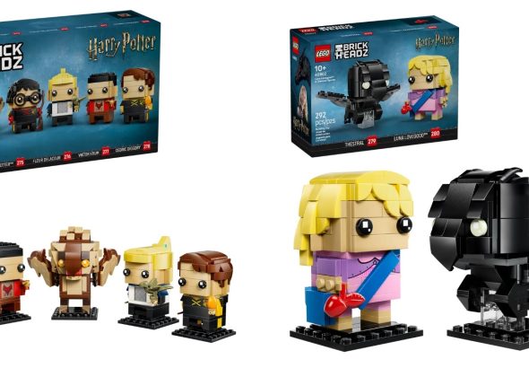 LEGO Harry Potter BrickHeadz 40791 The Goblet of Fire Figures and 40802 ...