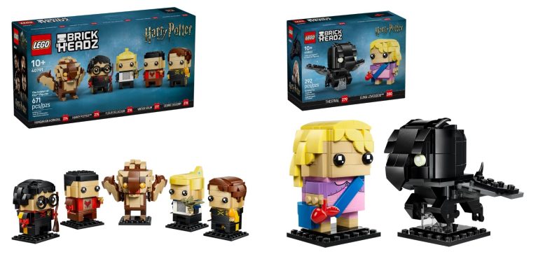 LEGO Harry Potter BrickHeadz 40791 The Goblet of Fire Figures and 40802 ...