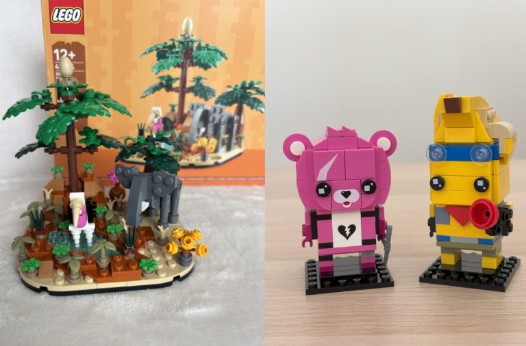 LEGO 40784 African Savanna Diorama GWP and LEGO Fortnite BrickHeadz ...