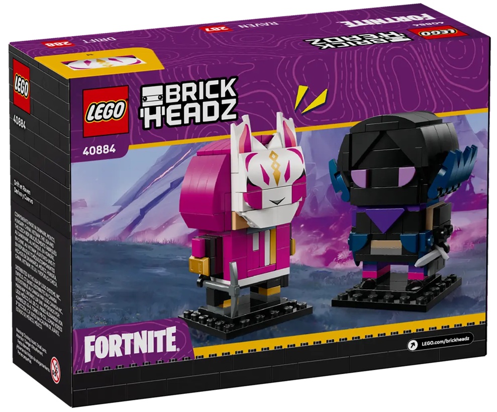 What are your thoughts on the LEGO Fortnite BrickHeadz Drift & Raven Figures 2025 set? Let us ...
