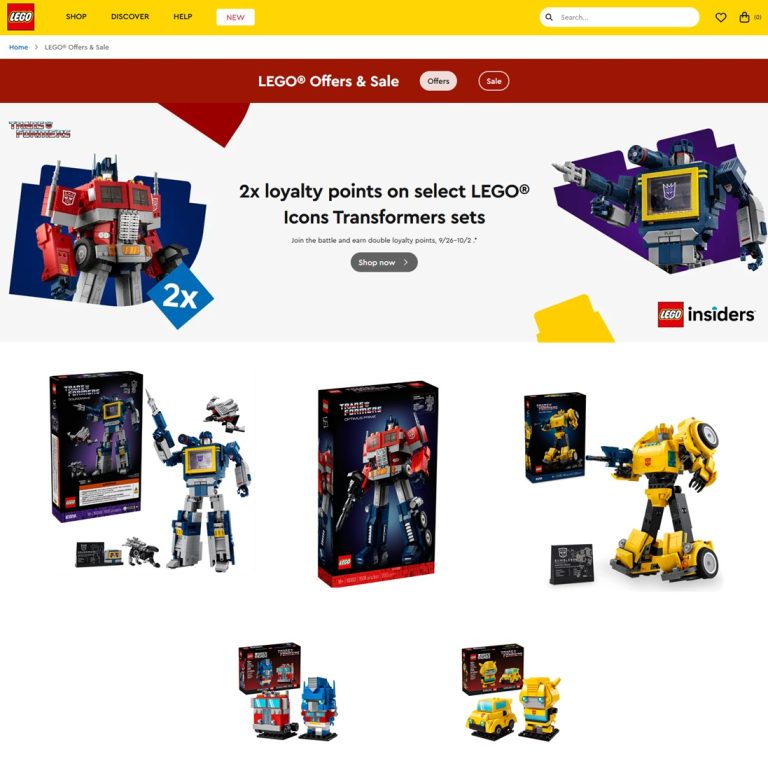 LEGO October 2025 & Late September 2025 Promotion Double Insider Points ...