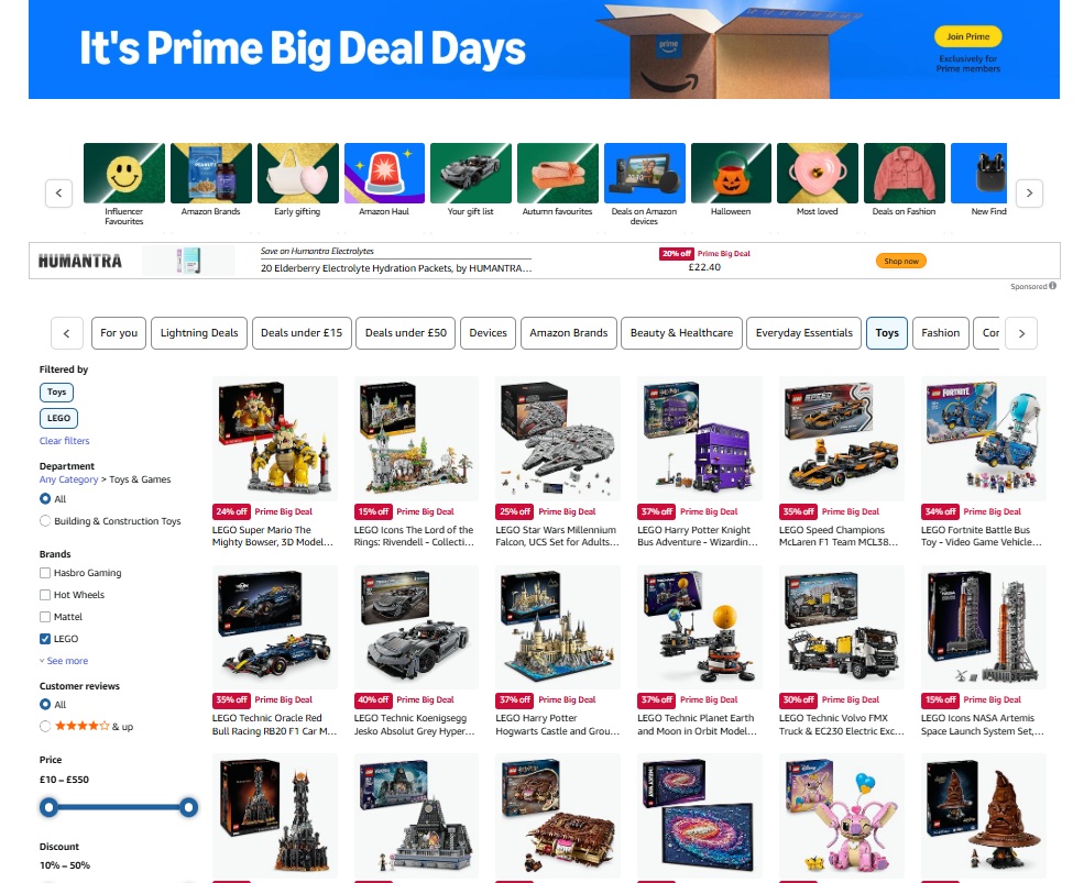 Welcome to the October 2025 Amazon Prime Days United Kingdom UK! The ...