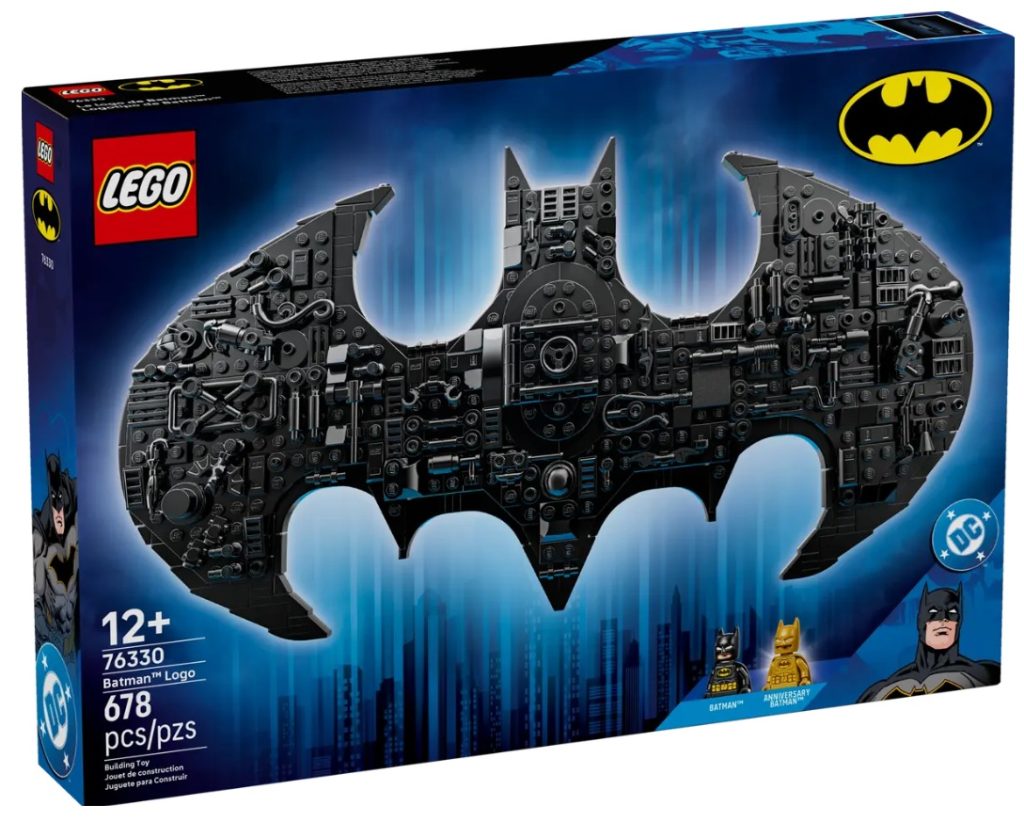 76330 LEGO Batman Logo Set has 678 pieces and has a recommended age of ...