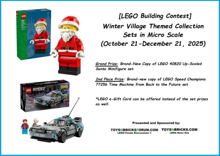 [LEGO Building Contest] Winter Village Themed Collection Sets in Micro ...