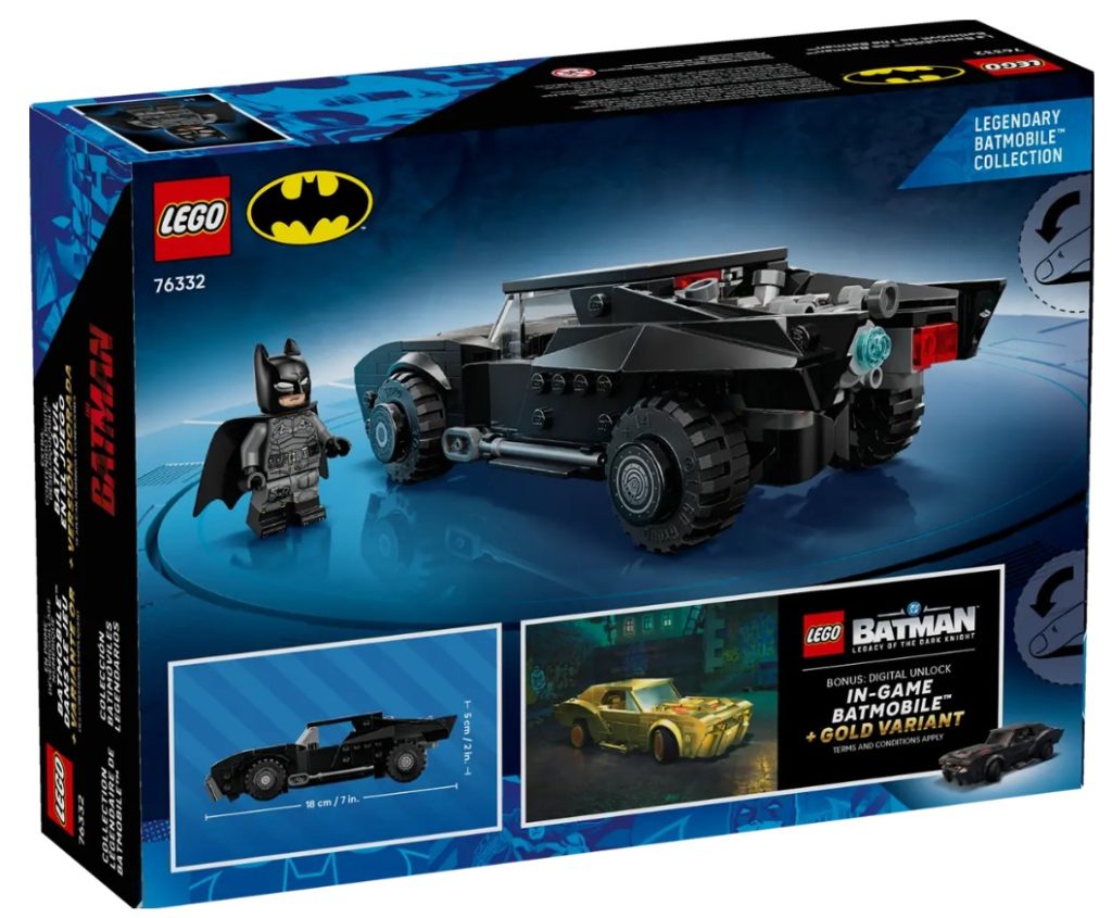 LEGO DC 76333 Batman & Robin Batmobile March 2026 Set