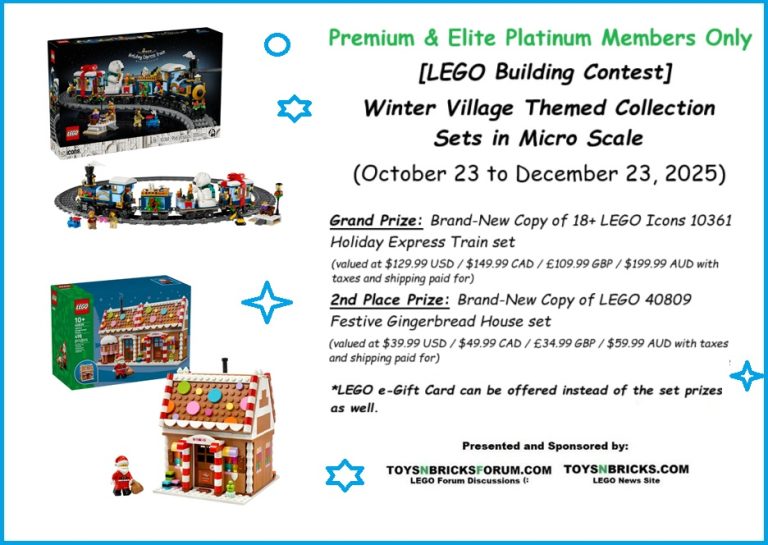 Premium & Elite Platinum Members Only [LEGO Building Contest] Winter ...