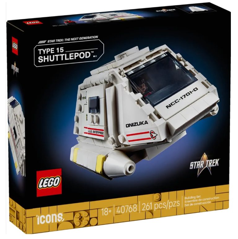 Official Product Description – 40768 Star Trek Type-15 Shuttlepod GWP