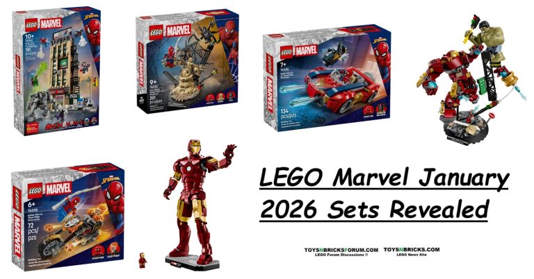 Six LEGO Marvel January 2026 Sets Revealed – Release Dates, US/Canada ...