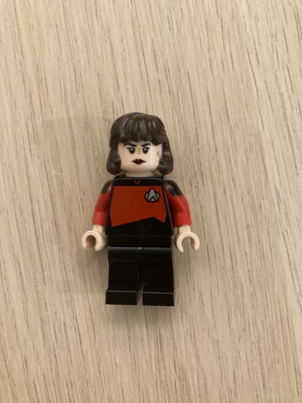 This is how the back of the minifigure looks like.