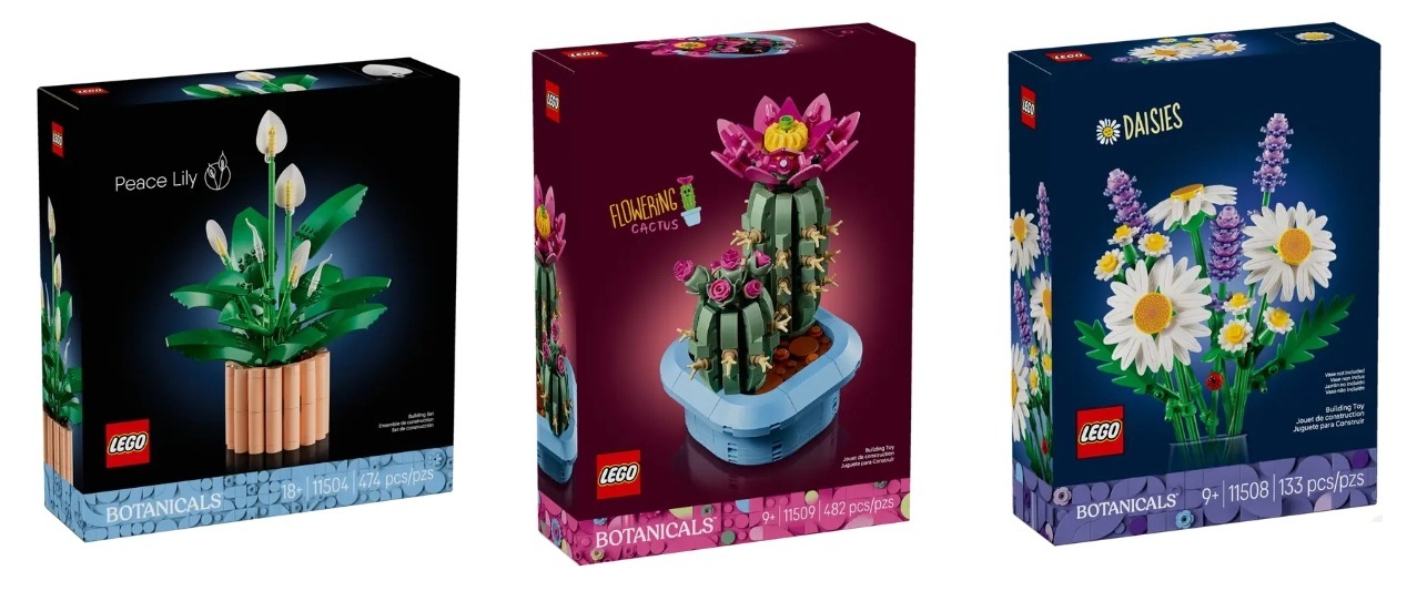 Three LEGO Botanical Collection Plant Series January 2026 Sets Revealed ...