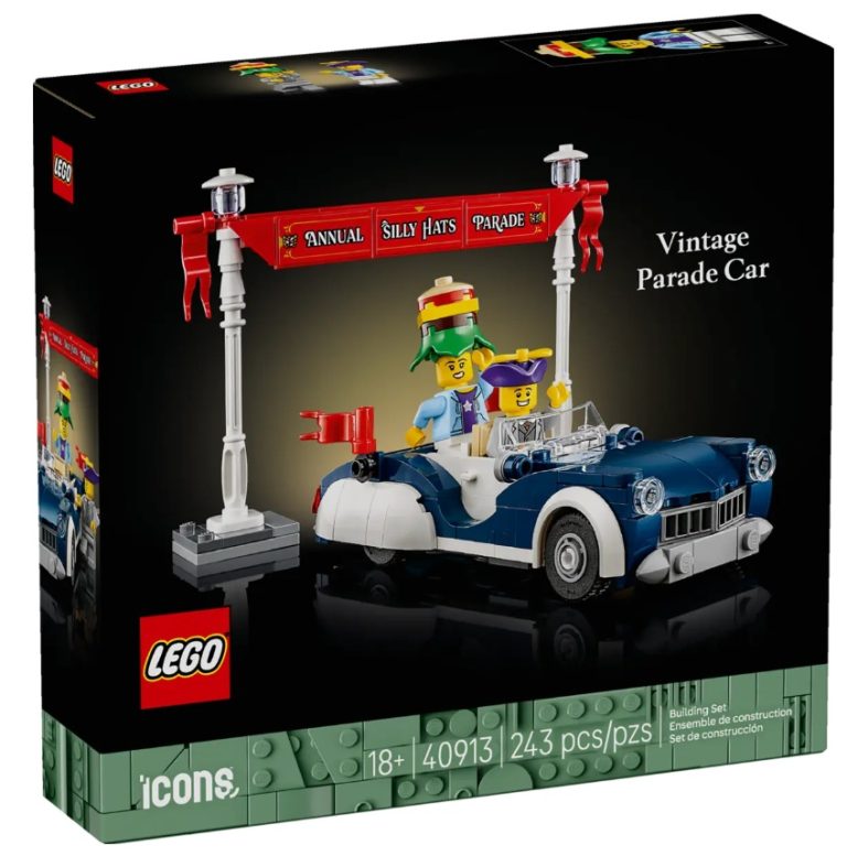18+ LEGO Icons 40913 Vintage Parade Car GWP January 2026 Promo Front ...