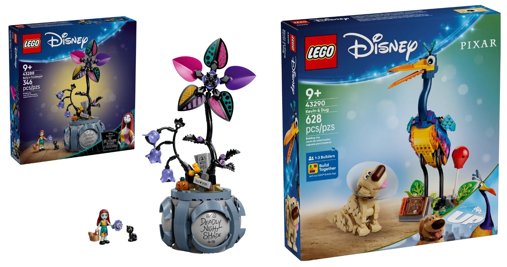 Eight various LEGO Disney January 2026 sets along with one LEGO Duplo ...