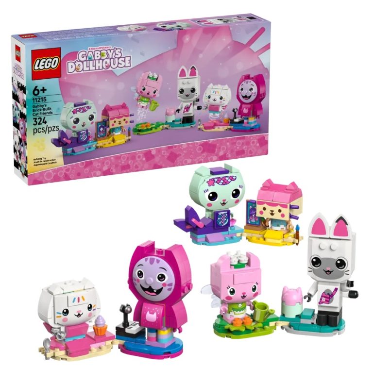 LEGO Gabby's Dollhouse 11215 Gabby's Brick-Built Cat Friends January 2026 Release Date Front Box ...