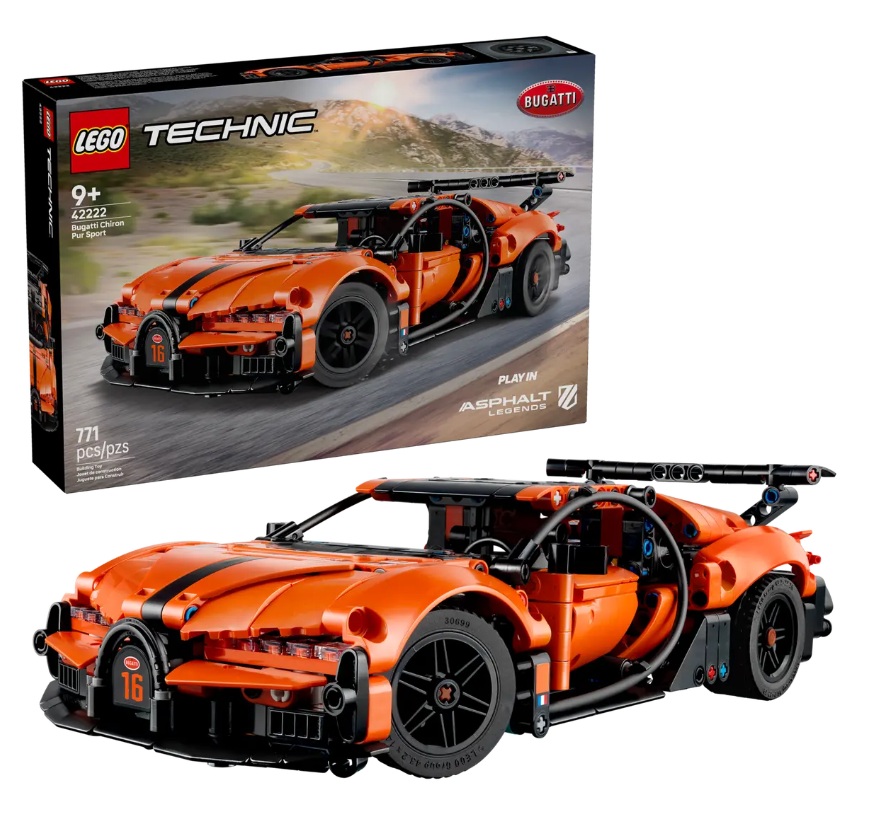 LEGO Adds 2 New 2026 Bugatti Car Models (42222 77253)