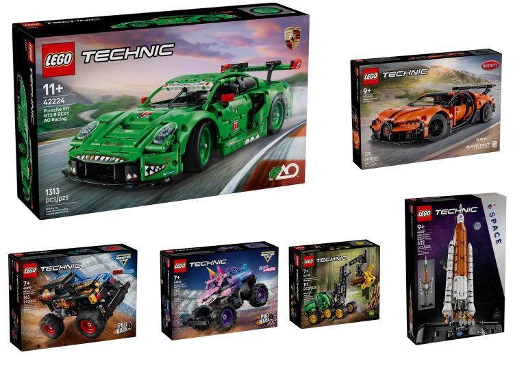 Six LEGO Technic January 2026 Sets Revealed (42224 42222 42221 42220 ...