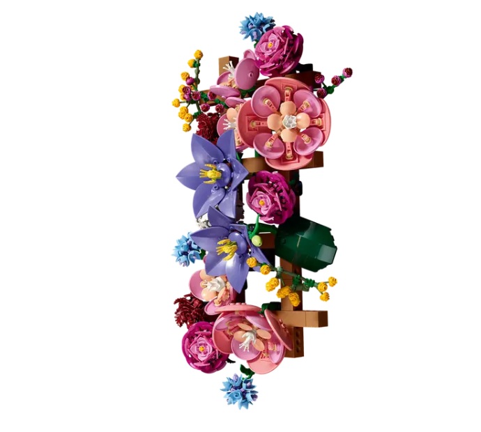 It has a elegant wall frame along with various beautiful flowers.