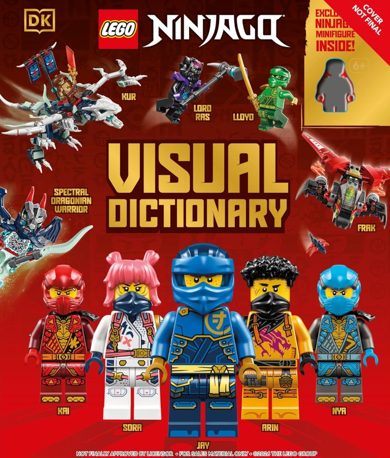 DK LEGO Ninjago Visual Dictionary Updated Edition 2026 celebrates 15 ...