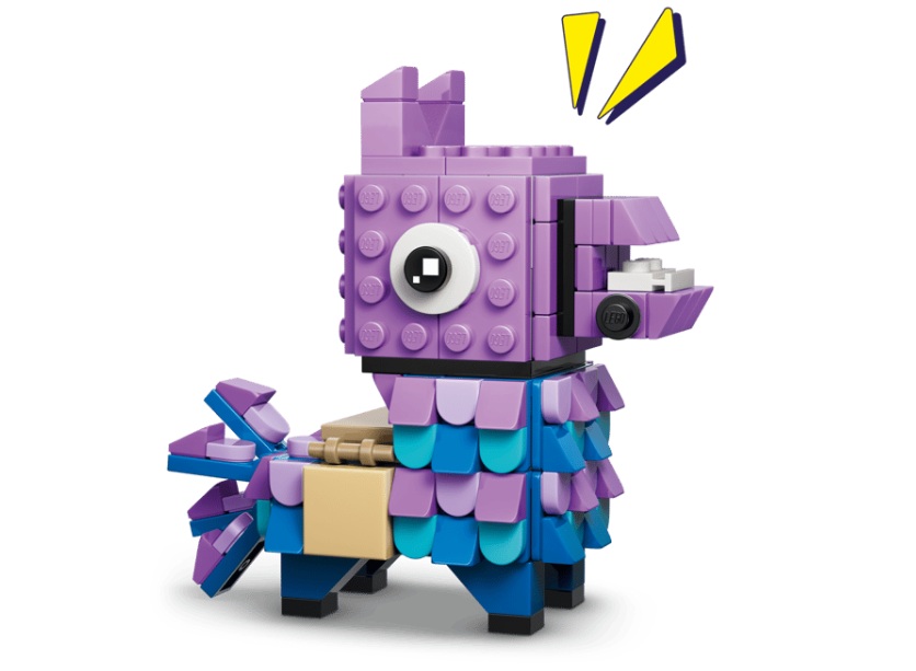 Fishstick has a Pickax and is orange. Meanwhile, the Supply Llama has ...